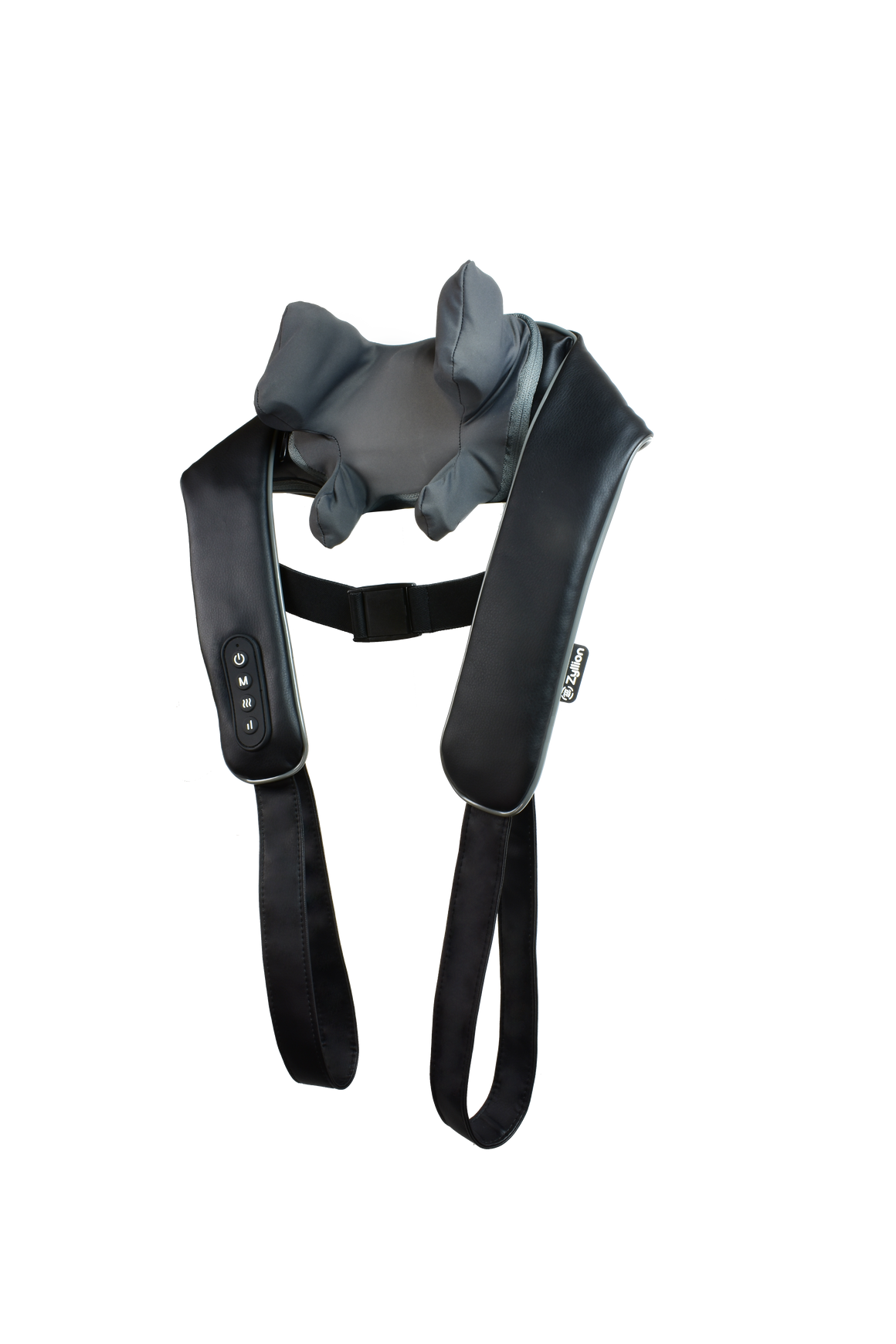 Zyllion Rechargeable 4D Shiatsu Neck and Shoulder Massager with Heat